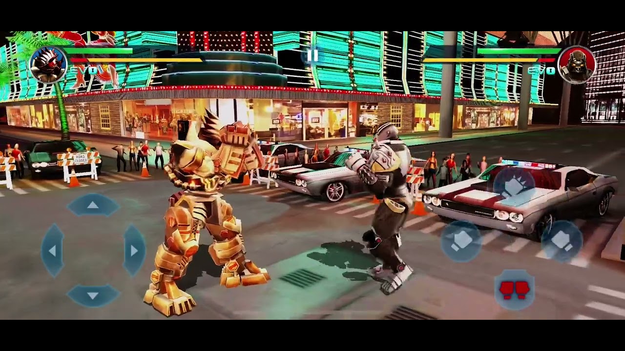 (REAL STEEL) TRI-GORE VS BRUTUS FREE SPARRING - YouTube