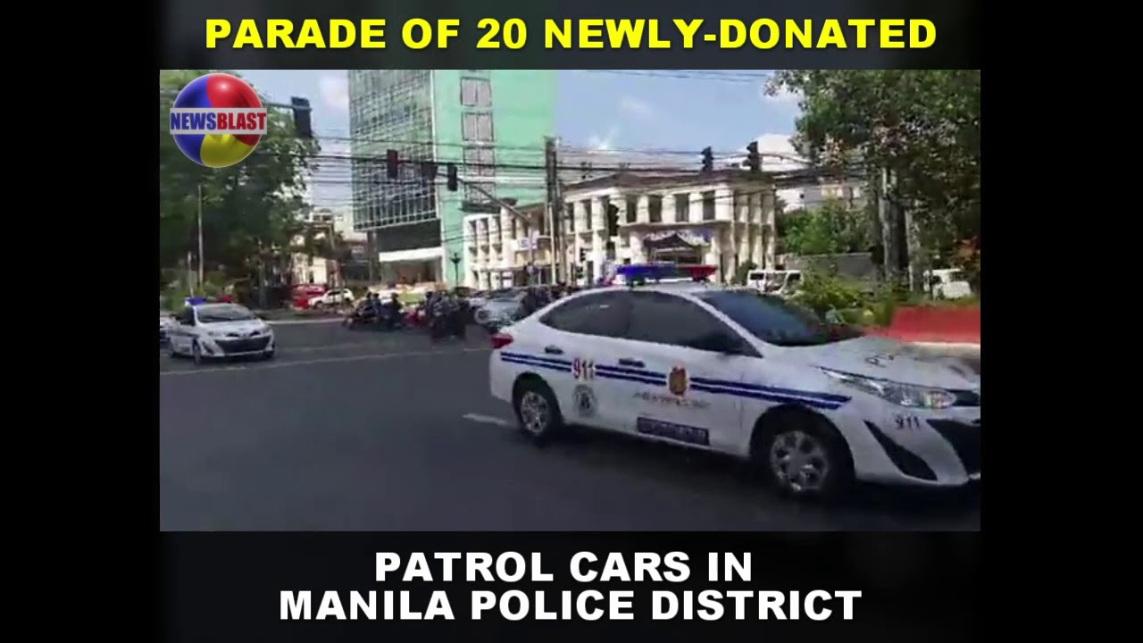 NEWS BLAST: Parade of 20 newly-donated patrol cars to Manila Police ...
