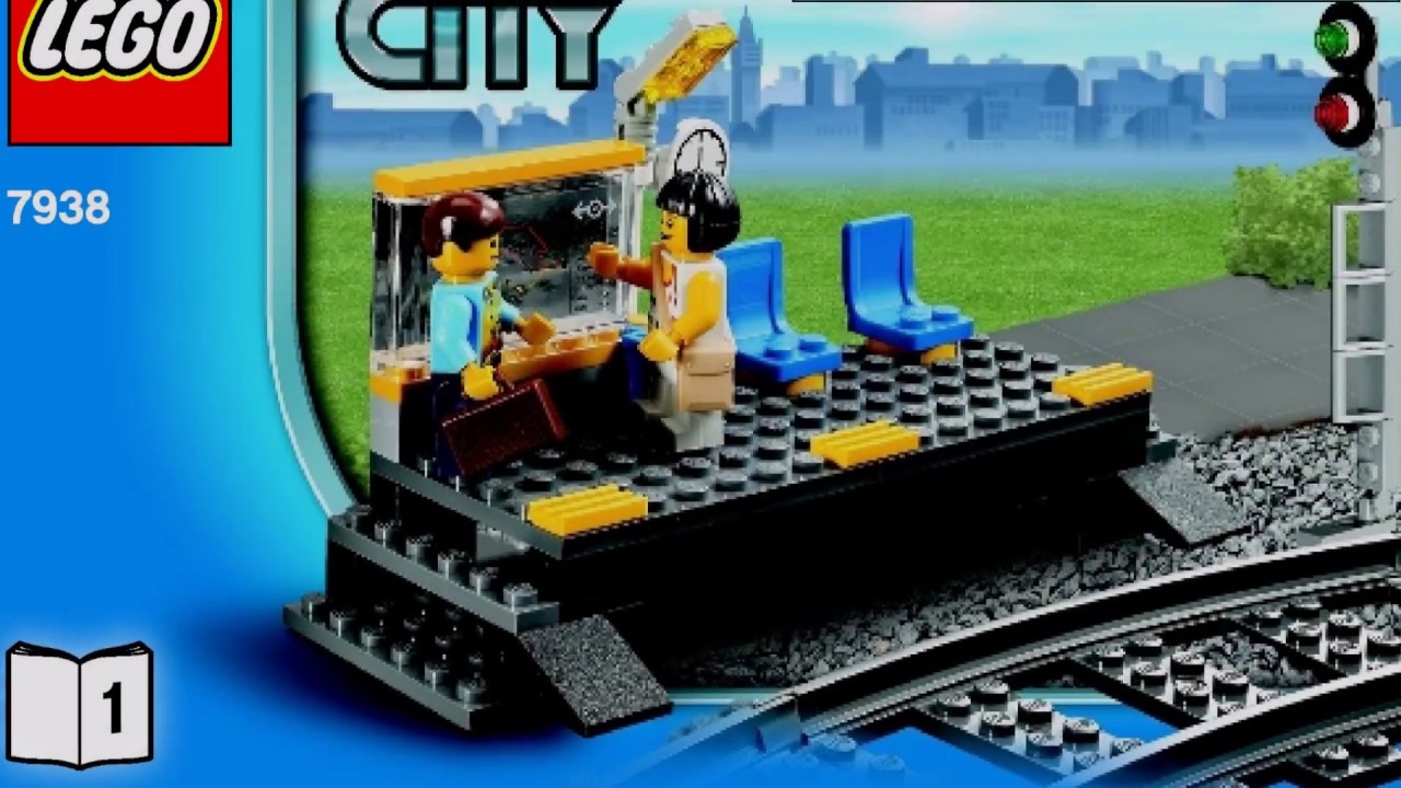 LEGO City Passenger Train 7938 Instructions DIY Book 1 - YouTube