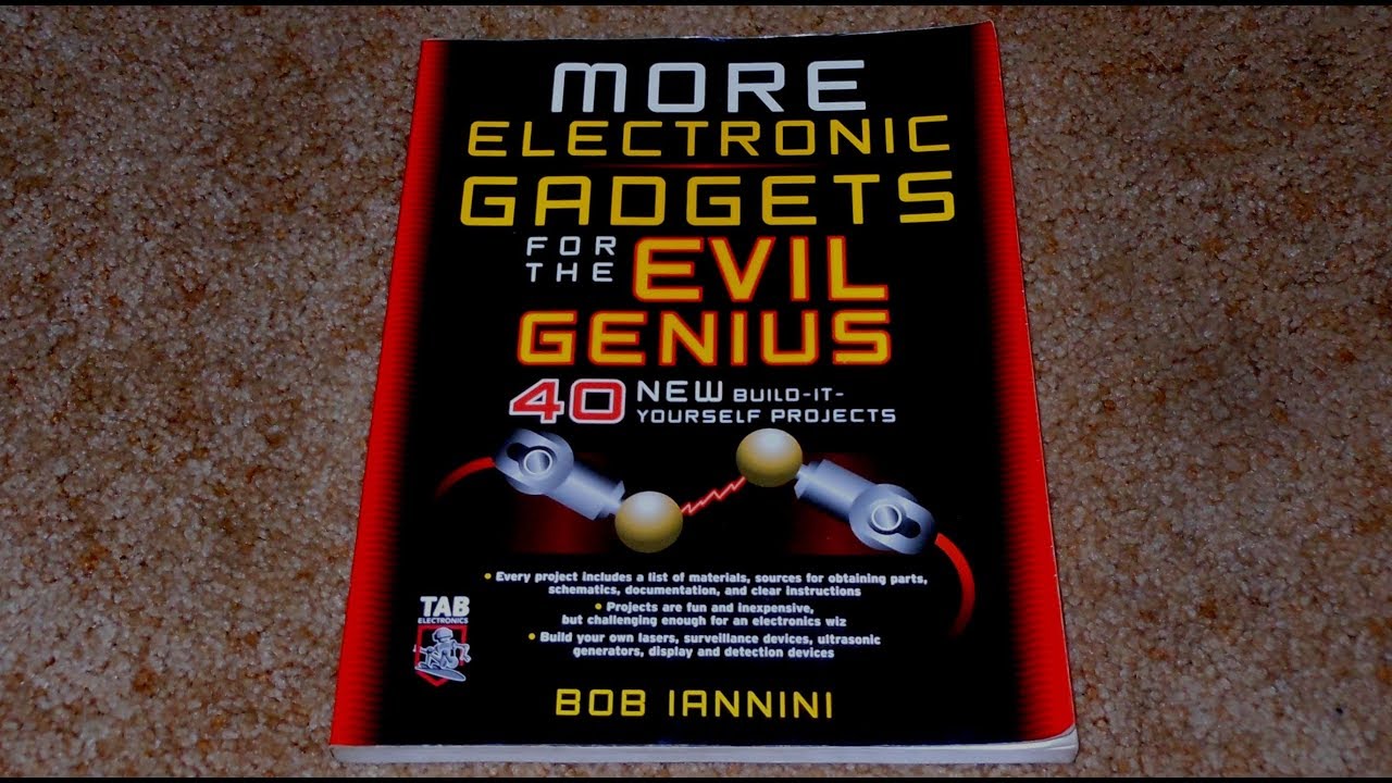 Book Review - More Electronic Gadgets For The Evil Genus - YouTube