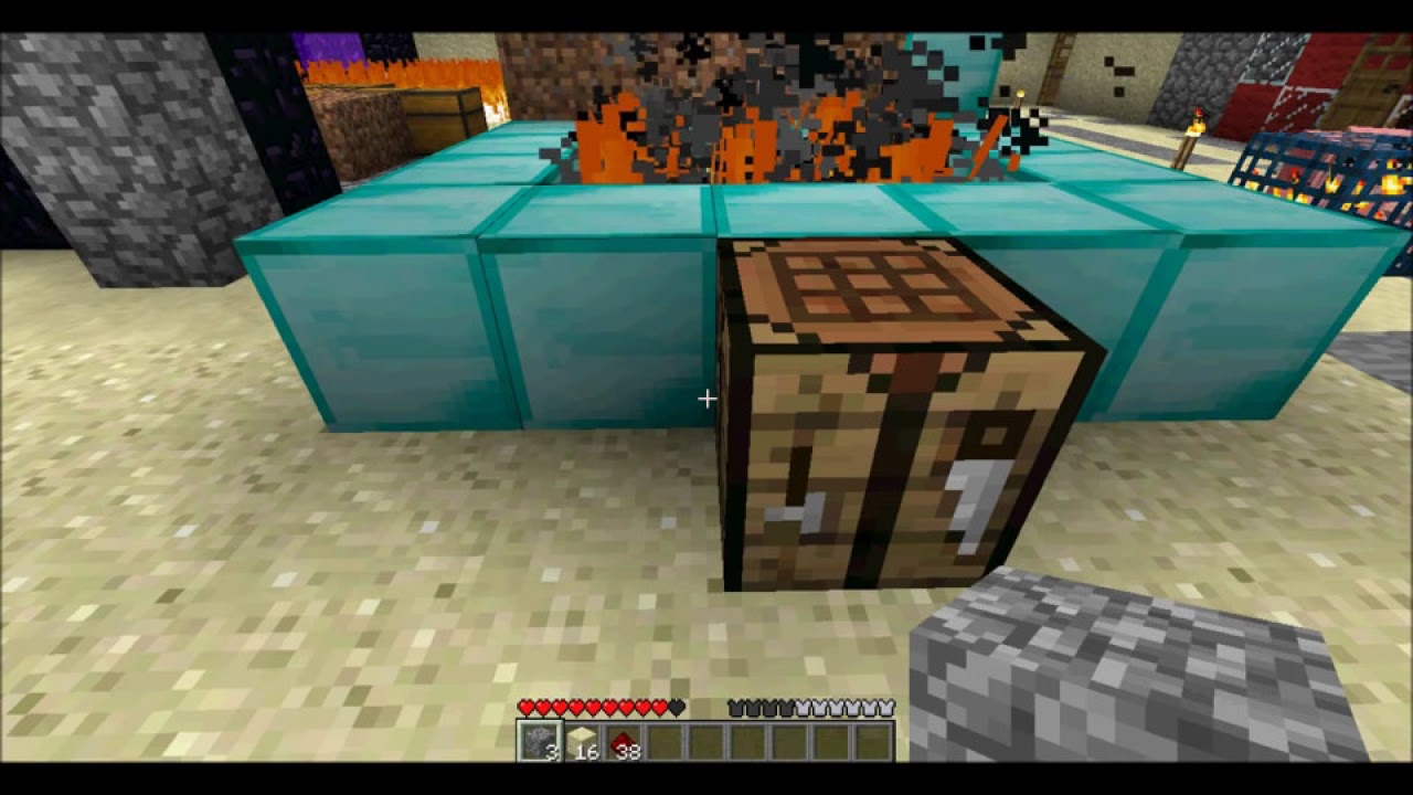 minecraft tutorial how to craft a dispenser - YouTube