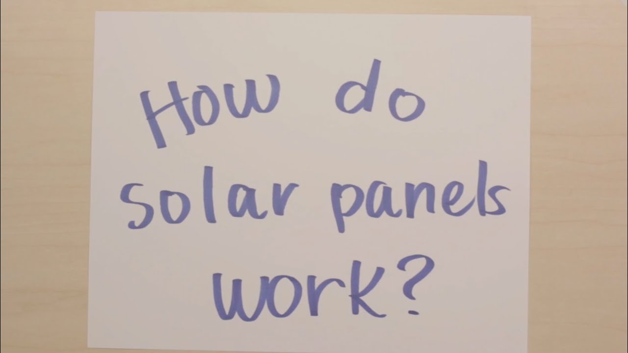 Fast Lecture Series: How Solar Panels Work - YouTube