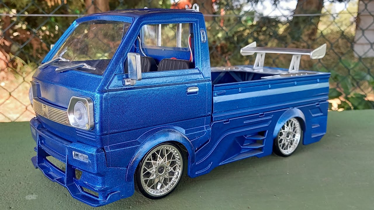 RC Car preparation WPL D12 My mod Tuning tourimg drift racer - YouTube