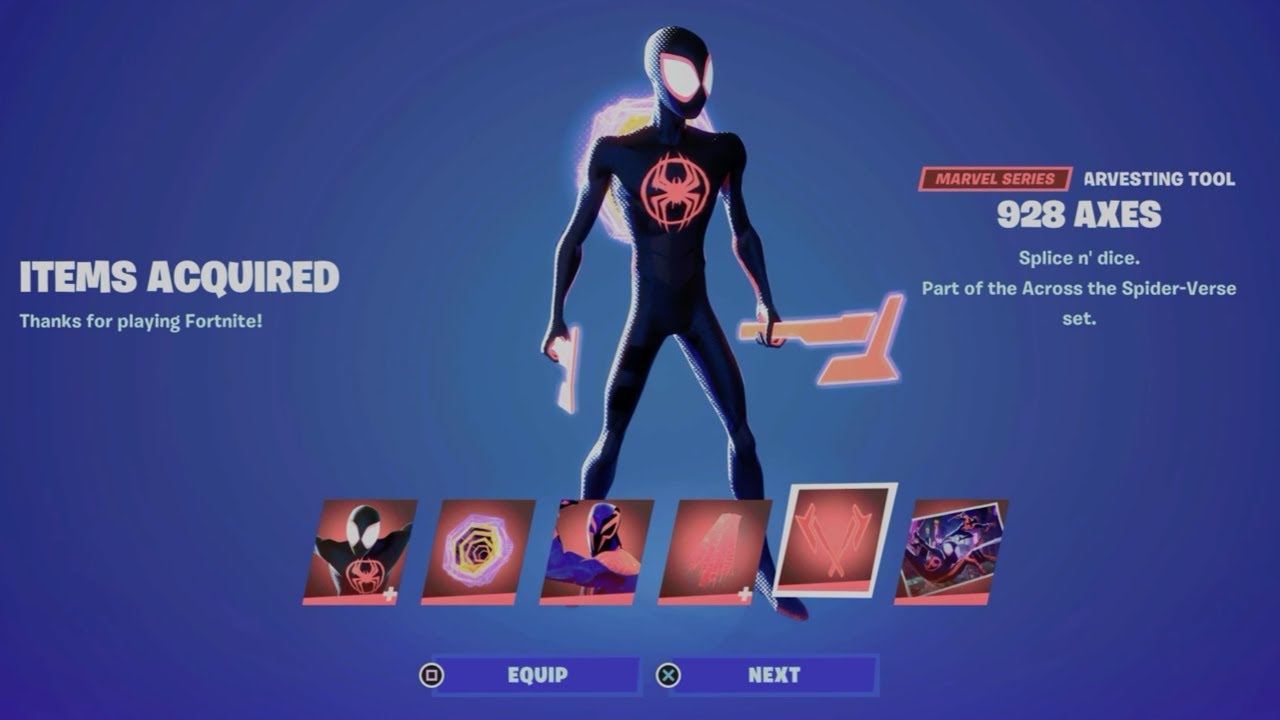 How to get Across the Spider-Verse Bundle on Fortnite | Spider-Man ...