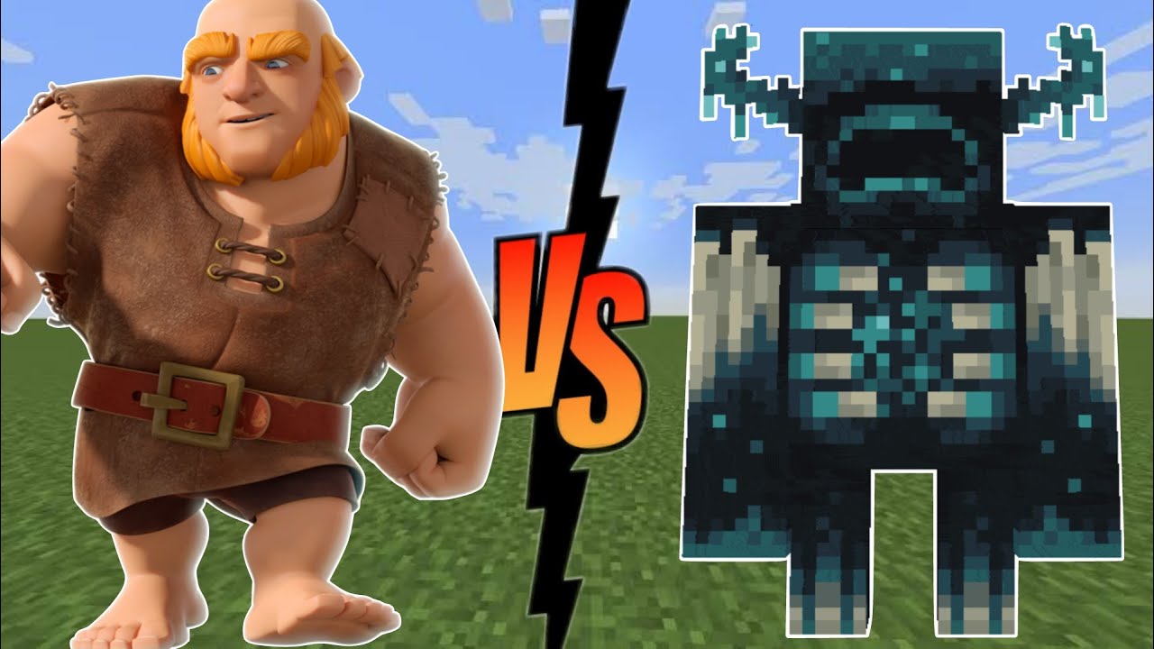 WARDEN VS GIANT IN MINECRAFT - YouTube