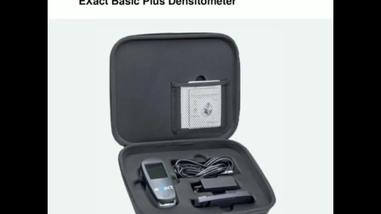 X - Rite EXact Basic Plus Densitometer - YouTube