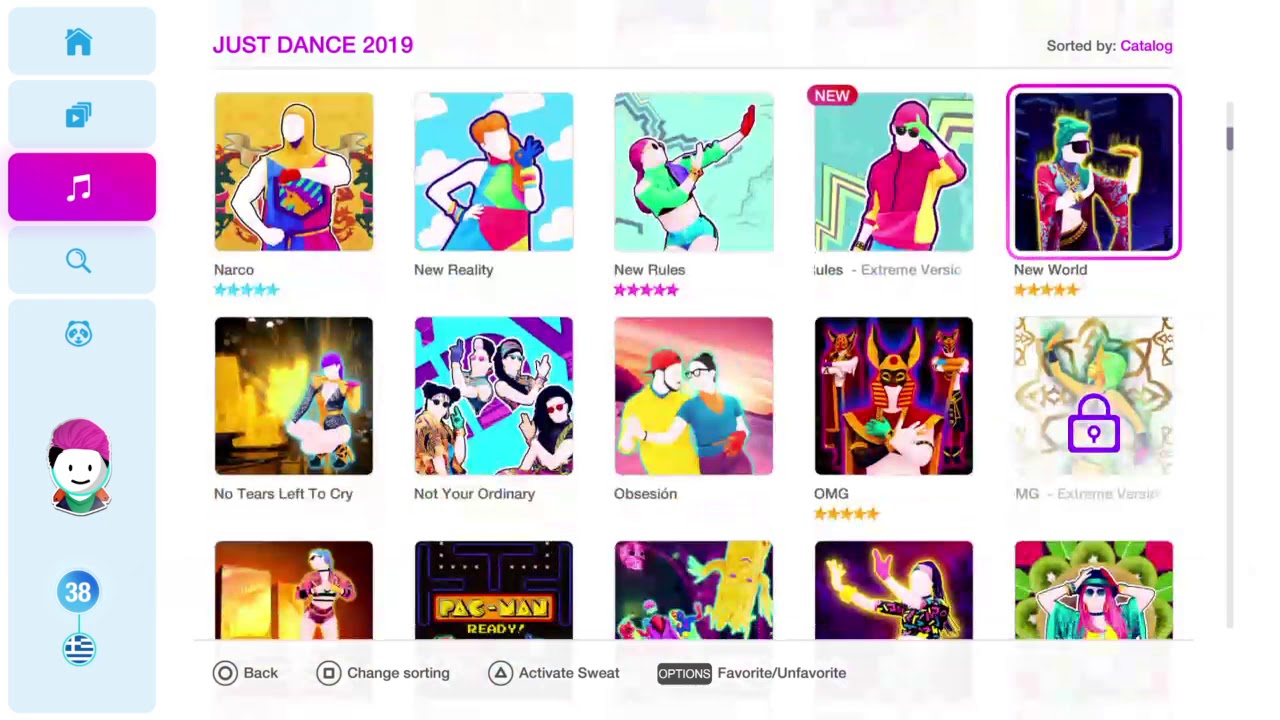 Just dance 2019 menu - YouTube