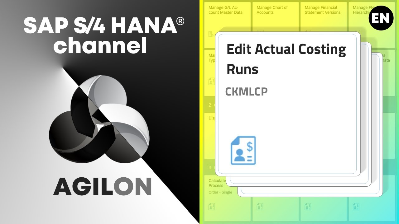 CKMLCP: Actual Costing Cockpit in SAP S/4 HANA 1909 (LIVE DEMO in SAP ...