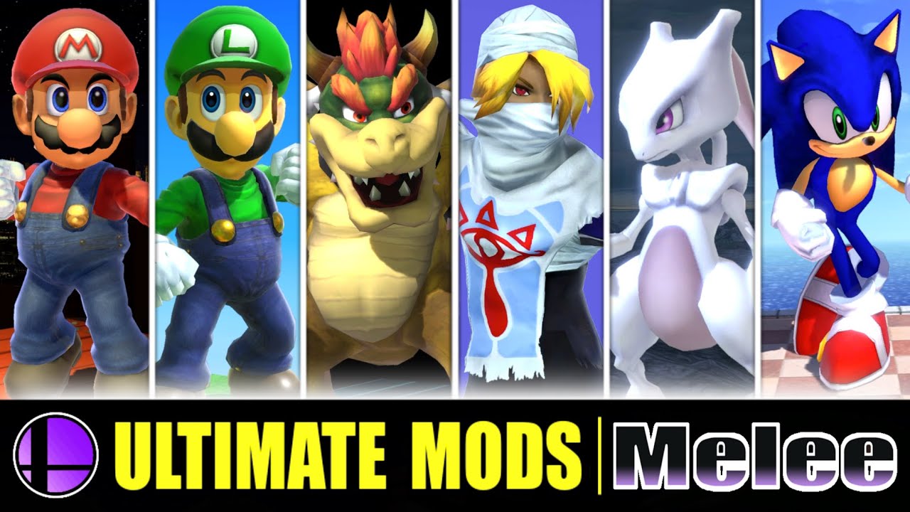 Melee Mods in SMASH ULTIMATE! (Part 3) - YouTube