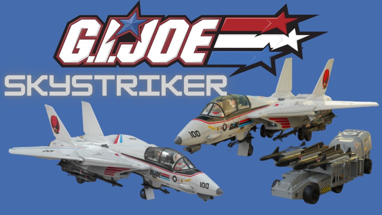 HasbroPulse GI Joe F-14 Tomcat Skystriker and Ace HasLab - YouTube