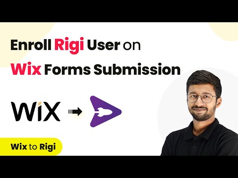 How to Enroll Rigi User on Wix Forms Submission | Wix Forms to Rigi