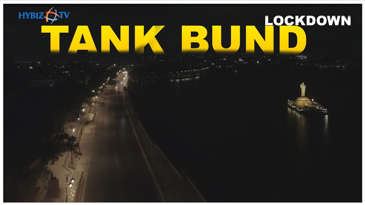 Tank bund Hyderabad Aerial View | Hyderabad Tank bund Drone 4k View ...