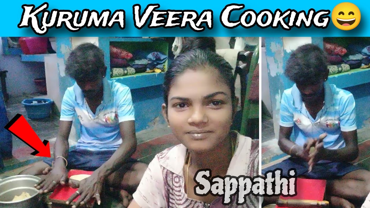 🏻Day Ni8 Spl Sappathi😍 potato🥔Kuruma Veera Cooking😄👉🏻👀|VeeraMaha ️ ...