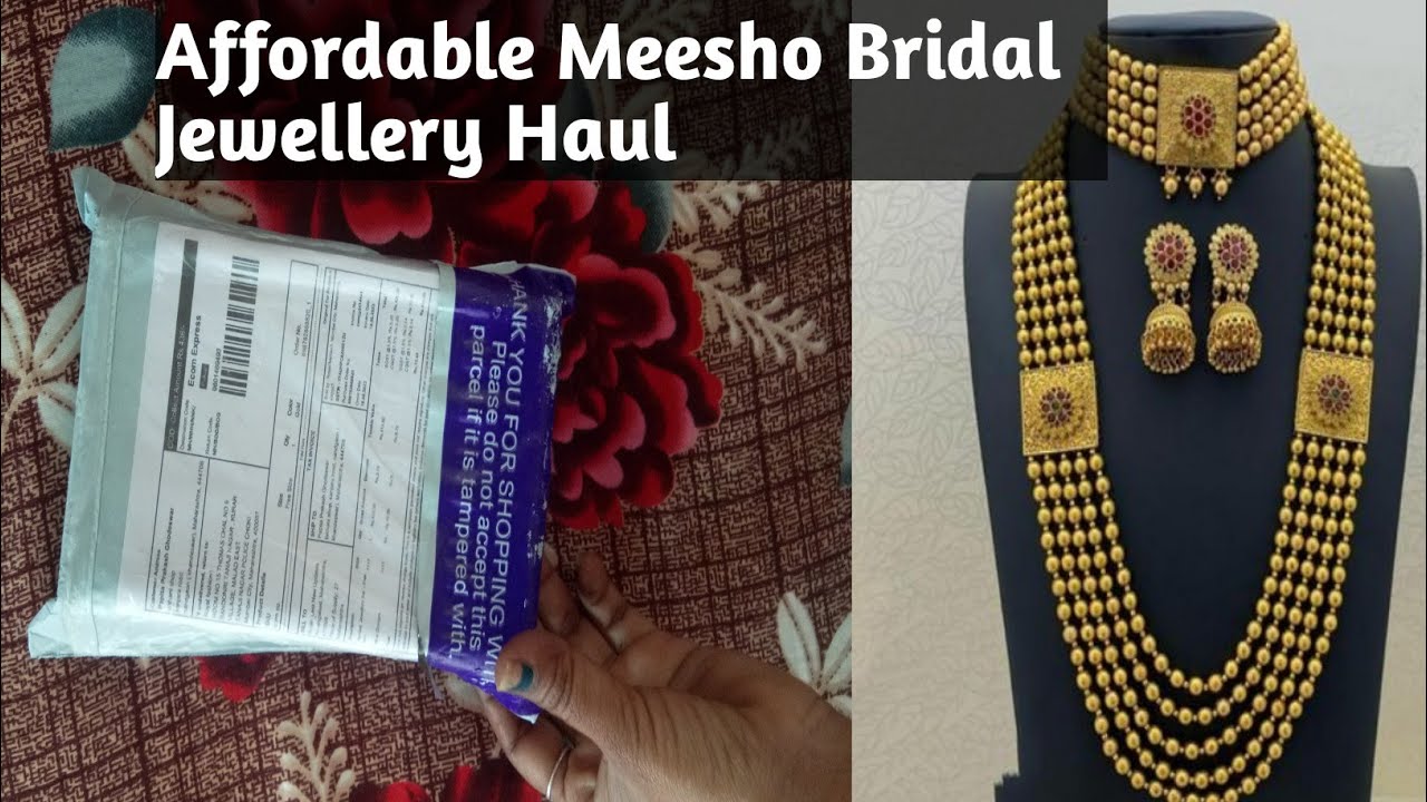 meesho unboxing।Meesho haul।meesho jewellery haul।।meesho wedding ...
