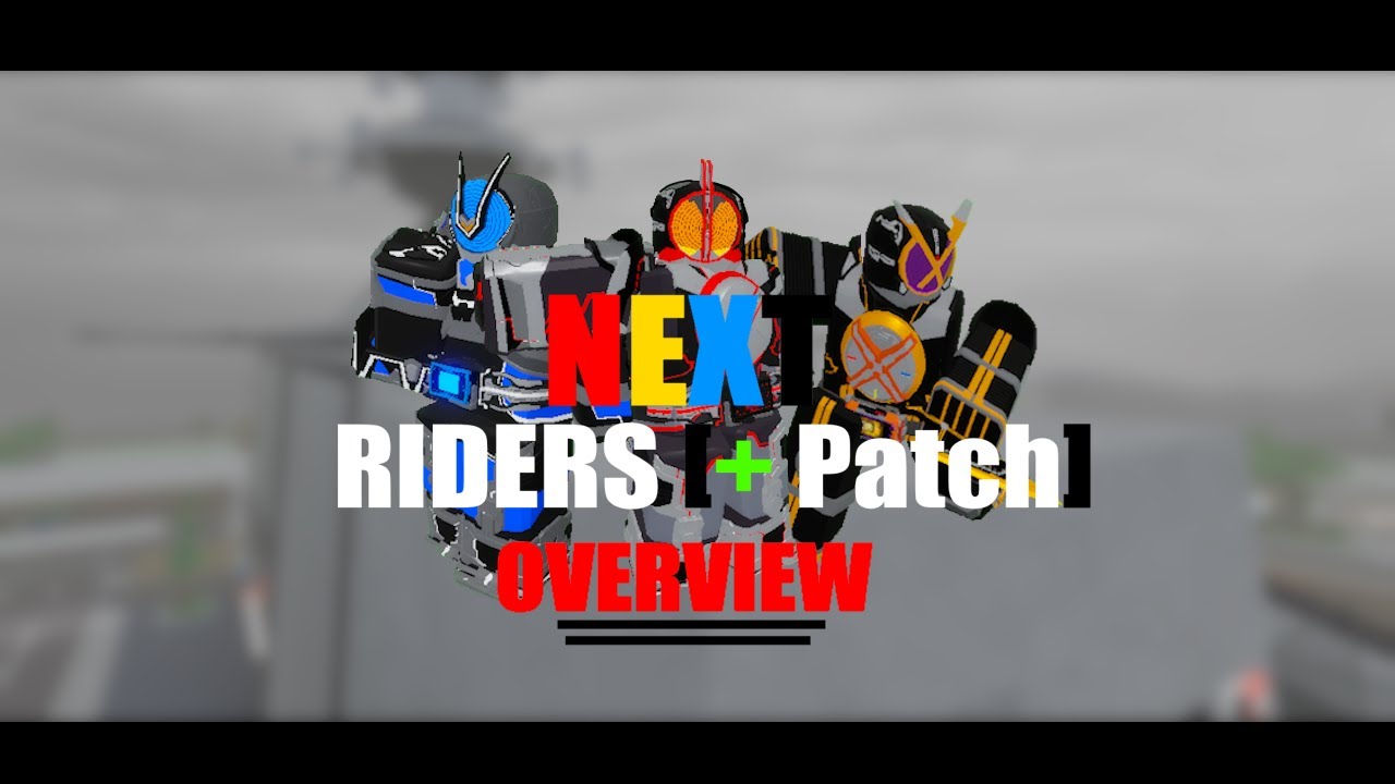 NEXT Riders + Patch Overview | Roblox Rider World | - YouTube