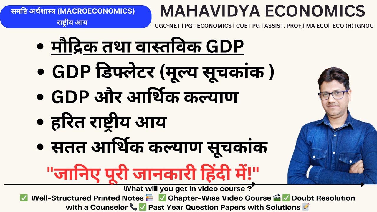 हरित राष्ट्रीय आय । green National Income । ugc net । pgt economics ...