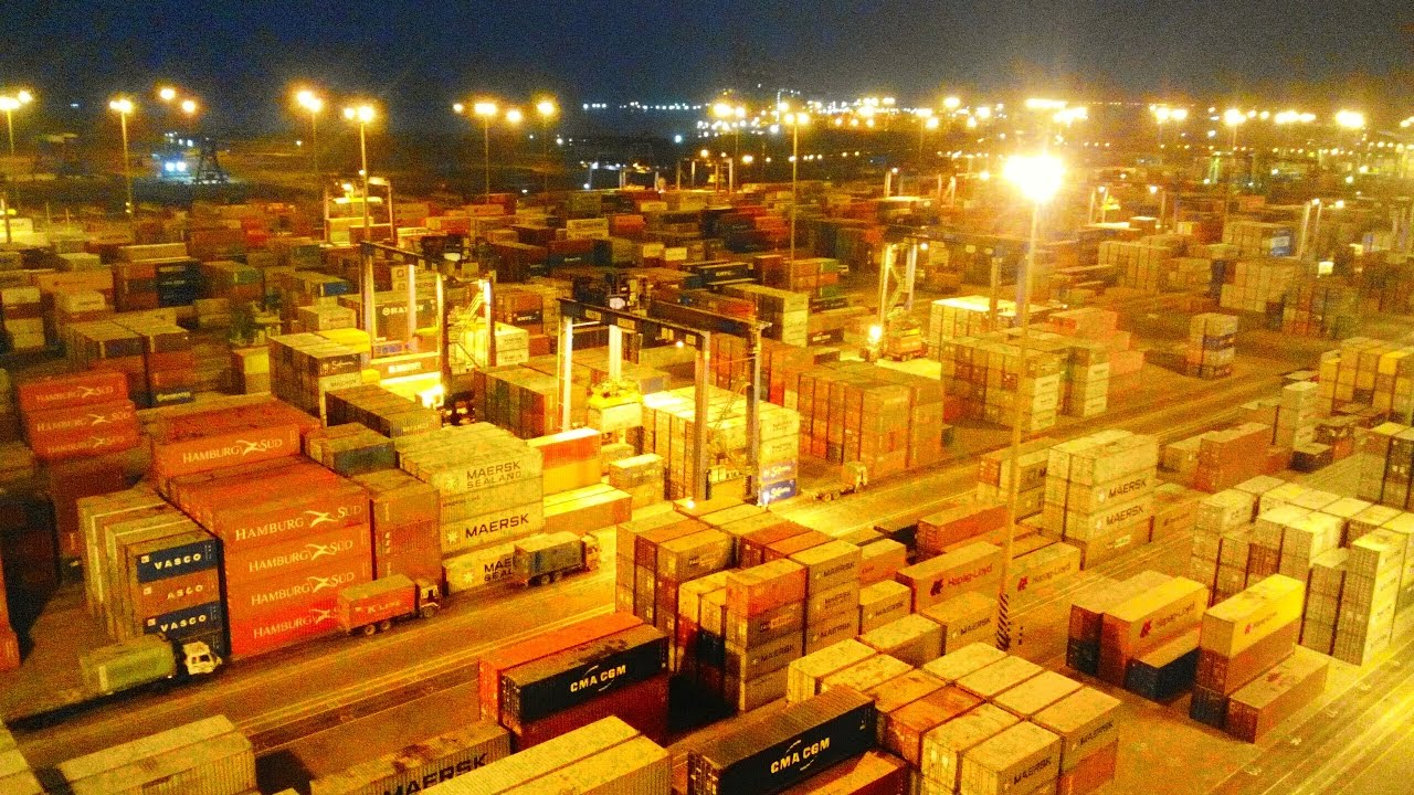 MUNDRA PORT | RMQC CRANES | Container Terminal Operation| PORT FIELD ...