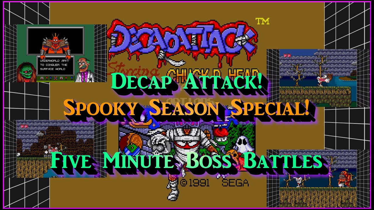 The Best Hidden Gem of the Genesis? Decap Attack! Five Minute Boss ...