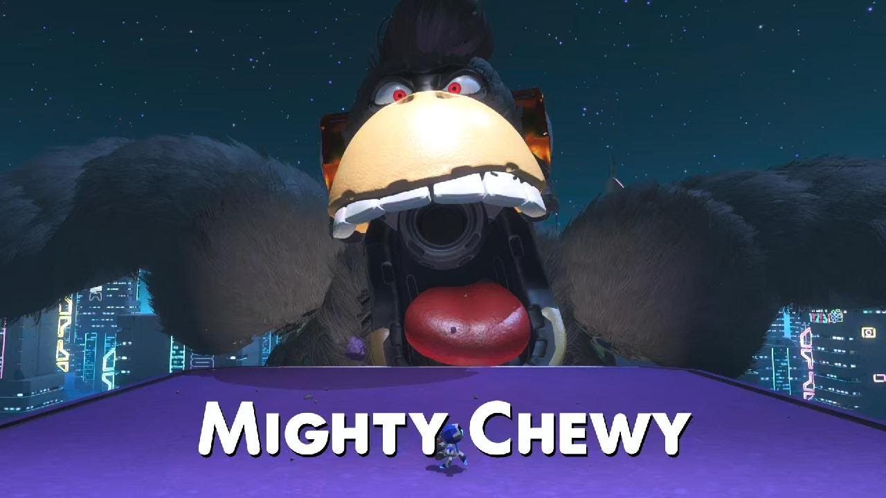 ASTRO BOT - Mighty Chewy Boss Fight - YouTube