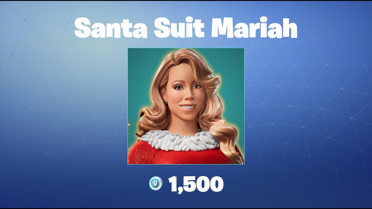 Santa Suit Mariah | Fortnite Outfit/Skin - YouTube
