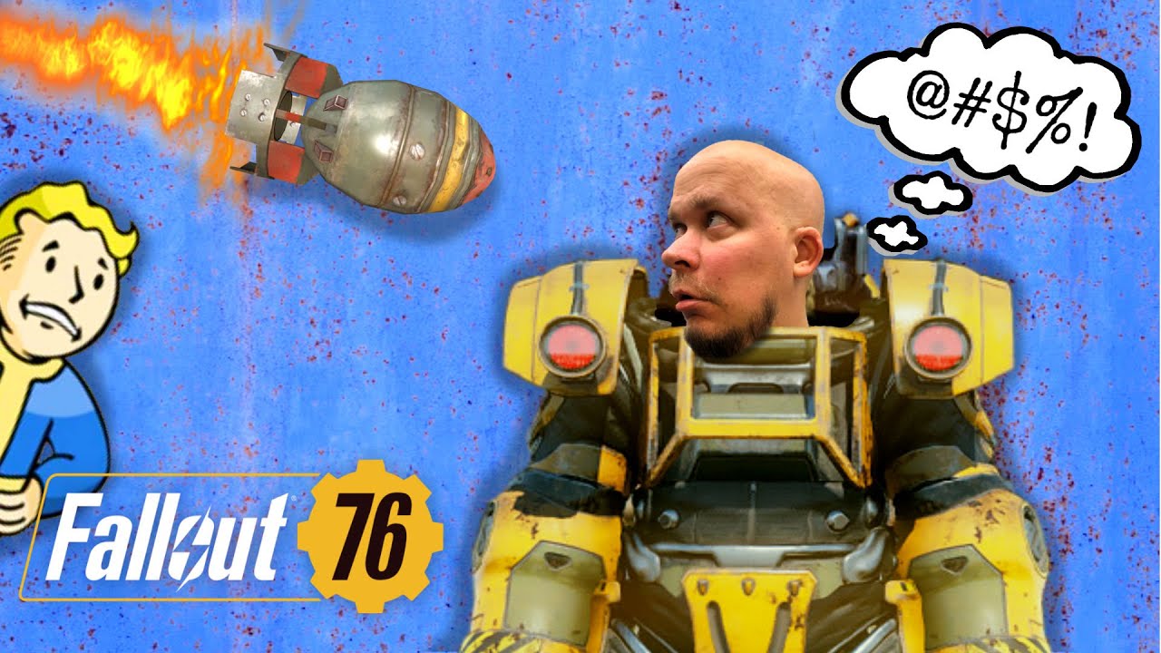 FACE FULL OF FALLOUT - Fallout 76 Funny Moments - YouTube