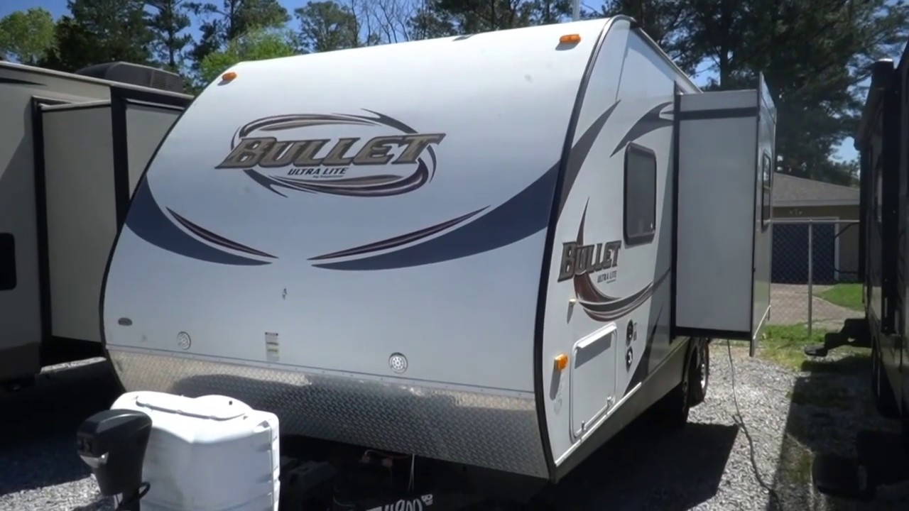 SOLD!2014 Keystone Bullet 217RBS Travel Trailer, Slide Out, Front Queen ...