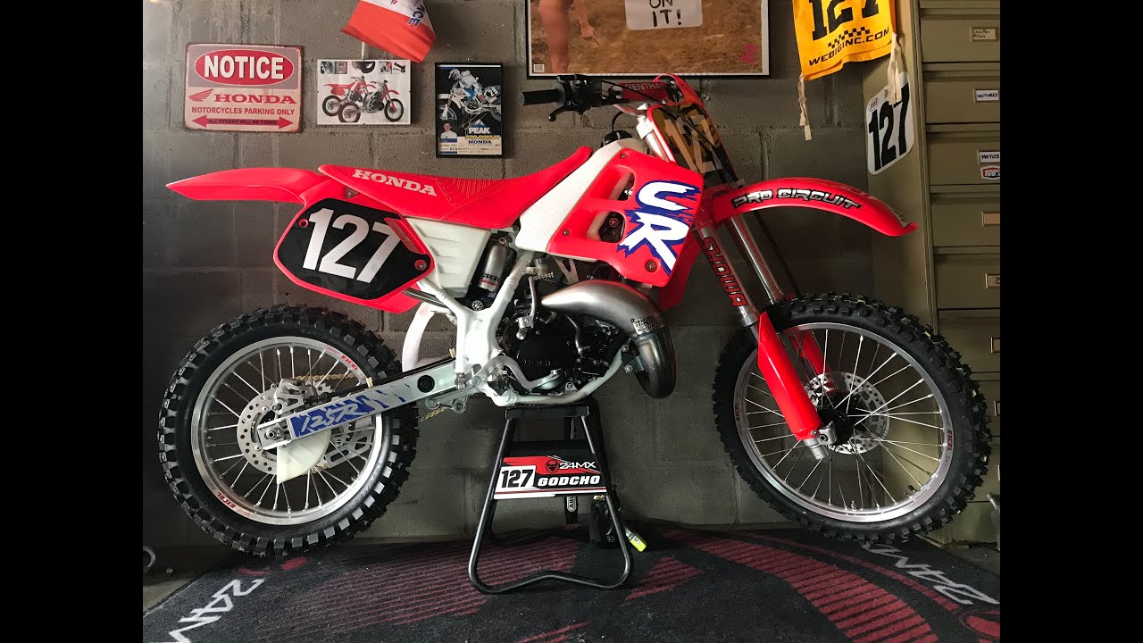 Honda 125 CR 1992 - YouTube