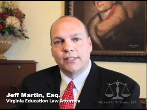 Virginia Education Law Attorney Jeff Martin, Esq. - YouTube