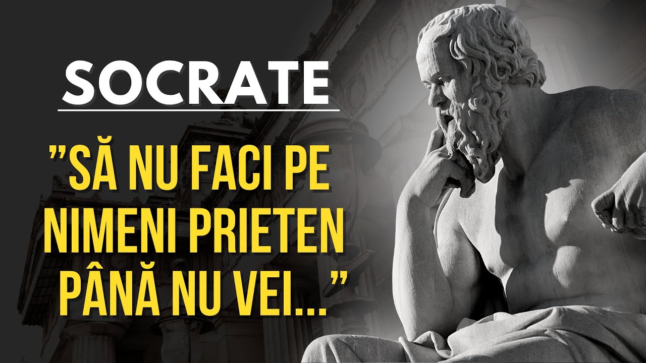 SOCRATE - CITATE CELEBRE - YouTube