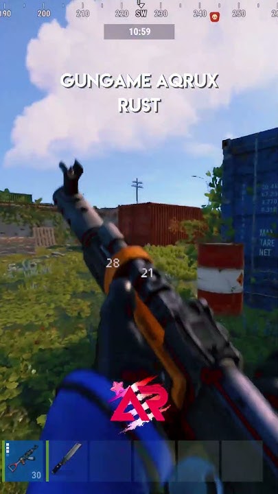 GUNGAME В РАСТ/RUST #shorts #rustgame #rust #раст #rustshorts #aqruxrust #оризонов - YouTube
