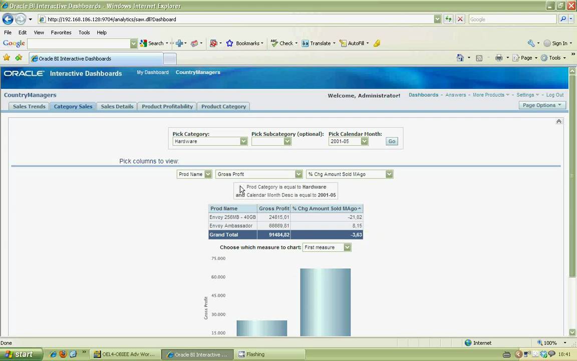 Oracle BI Standard Edition One - YouTube