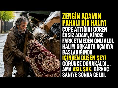 Evsiz Adam Çöpteki Değerli Halıyı Kurtardı, Ama Halıyı Açtığında Büyük Bir Sır Ortaya Çıktı