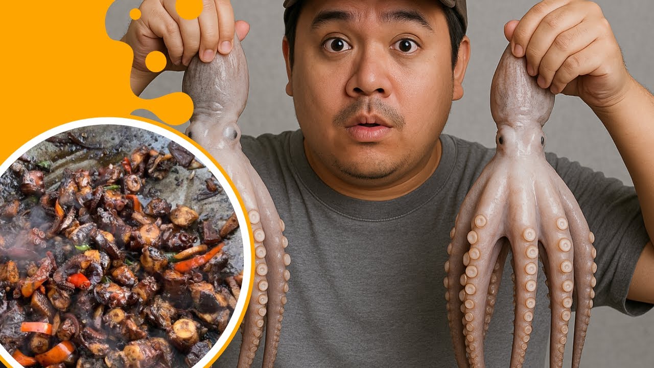 How I Cooked Octopus Adobo (Adobong Kugita) | Probinsya Ni Bai - YouTube