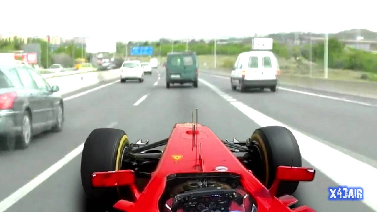 Formula One on Real Highway | F1 RACE EDIT - YouTube