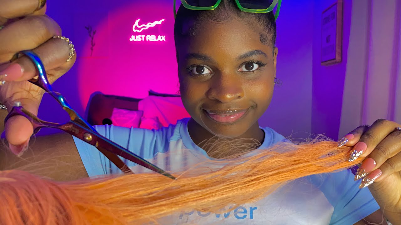 ASMR Crazy Girl Ruins Your Hair - YouTube