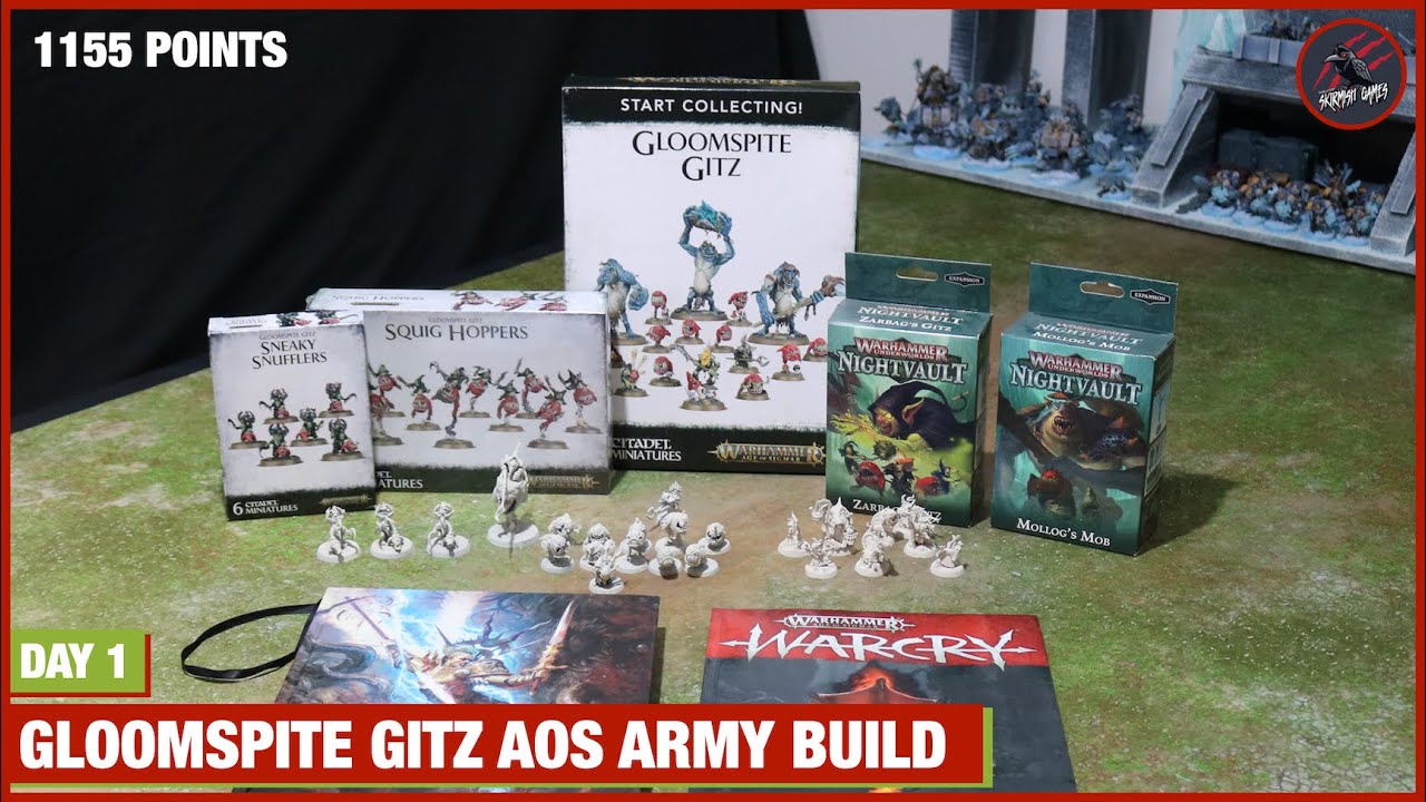 GLOOMSPITE GITZ 30 DAY ARMY CHALLENGE! Day 1 - Intro & Planning ...