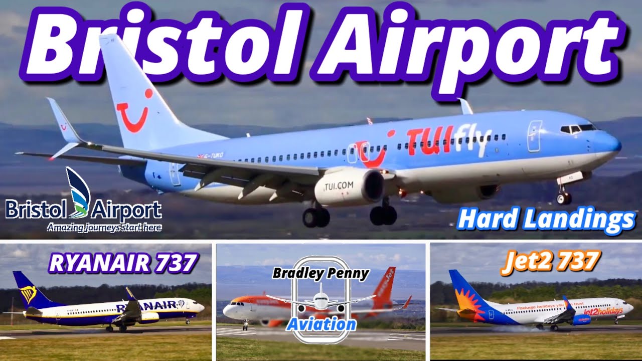 Bristol Airport (BRS) - 20 Aircraft In 20 Minutes, Windy Runway 09 ...