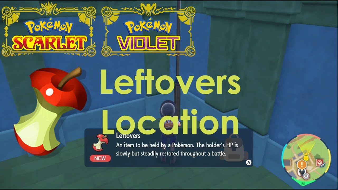 Where Find Leftovers | Pokémon Scarlet and Violet - YouTube