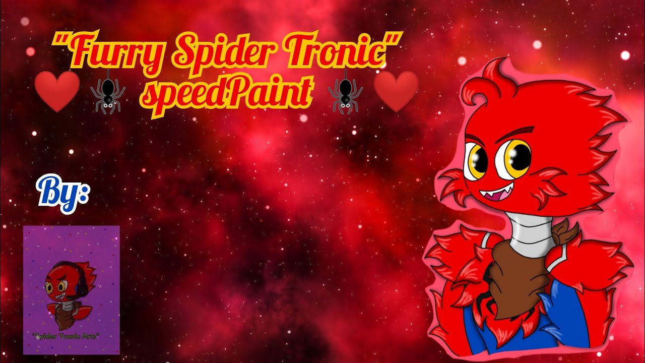 ️🕷️"Furry Spider Tronic/speedPaint"🕷️ ️ #artistonyoutube #speedpaint # ...