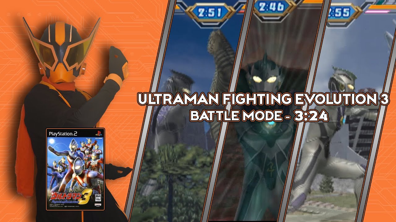 Ultraman Fighting Evolution 3 - Battle Mode in 3:24 - YouTube