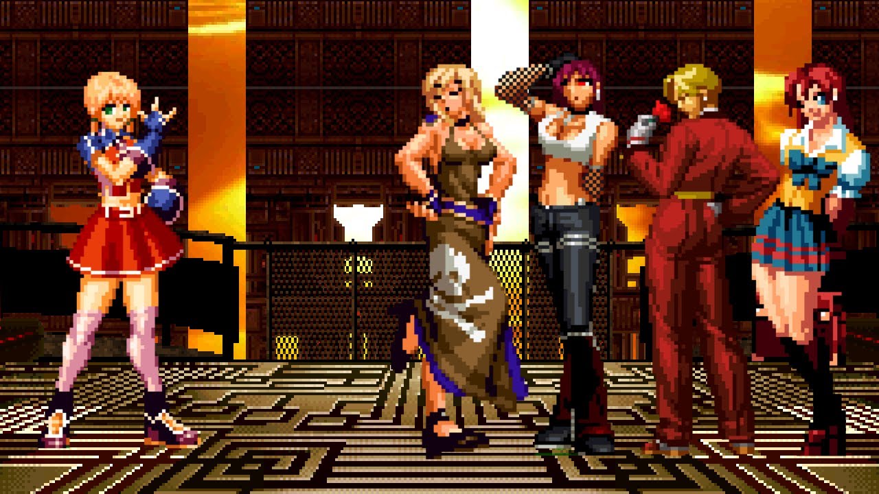 [KOF Mugen] ️ Athena Maria vs B Jenet Team | 🔥 Epic Fight - YouTube