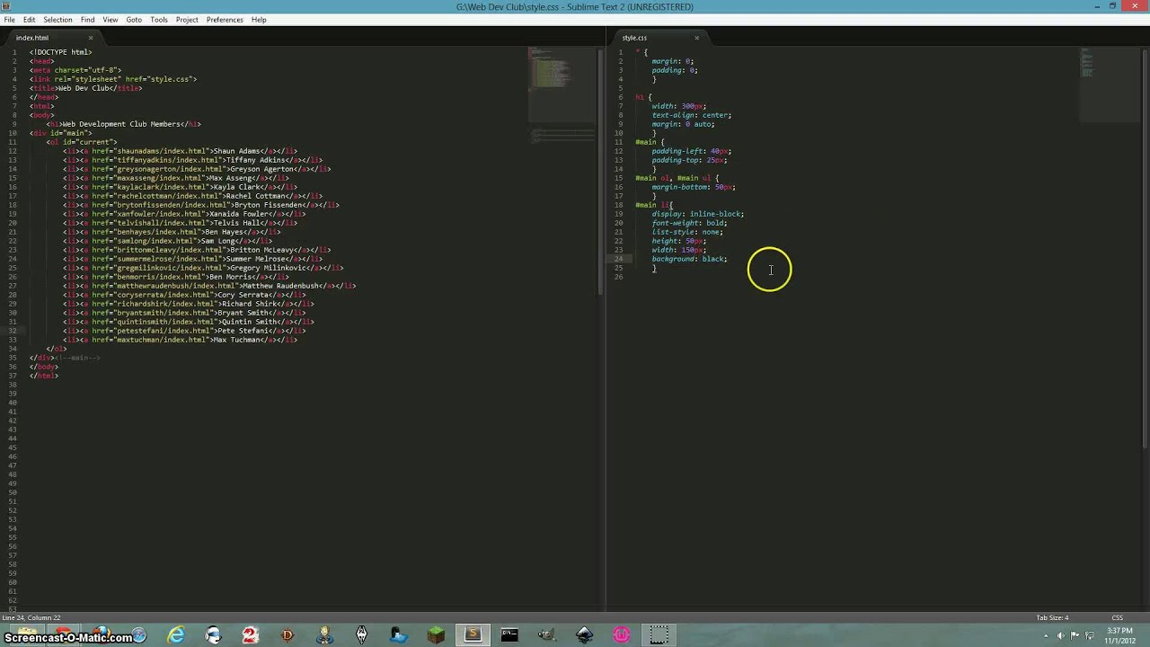 WebDev Redesign Part 1 - YouTube