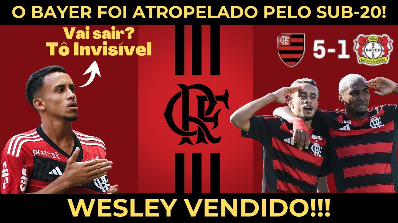 Acorda, Flamengo! Sub-20 atropela o Bayer, Wesley Vendido e Sem ...