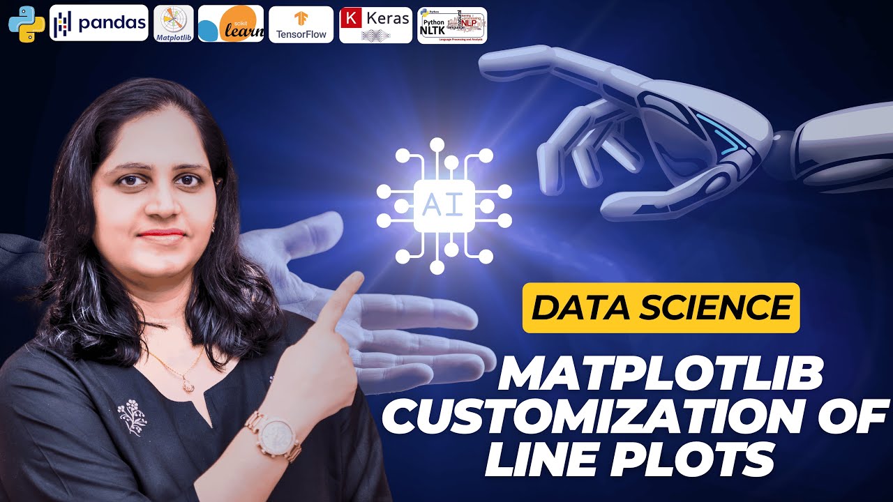 #54. Matplotlib Line Plot Tutorial | Matplotlib | Data Science Full Course | AI and ML Full ...