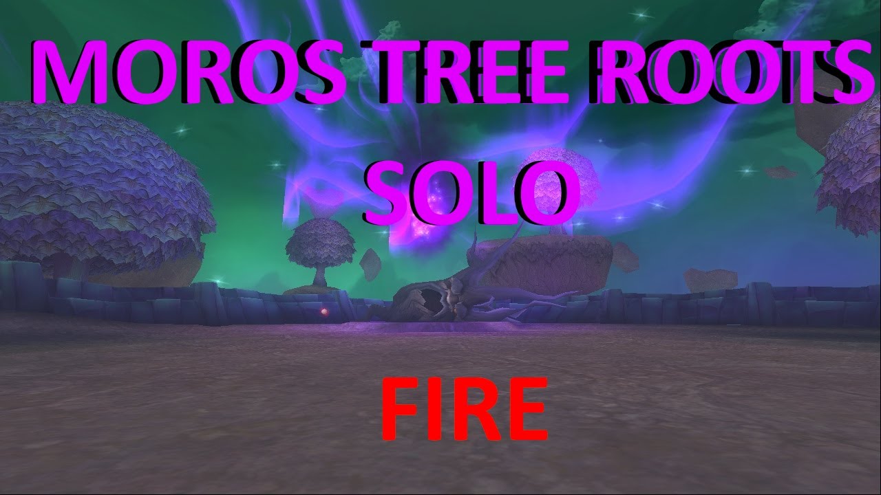 Wizard101 Spirit Plane solo (Moros' Tree Roots) (Fire) - YouTube