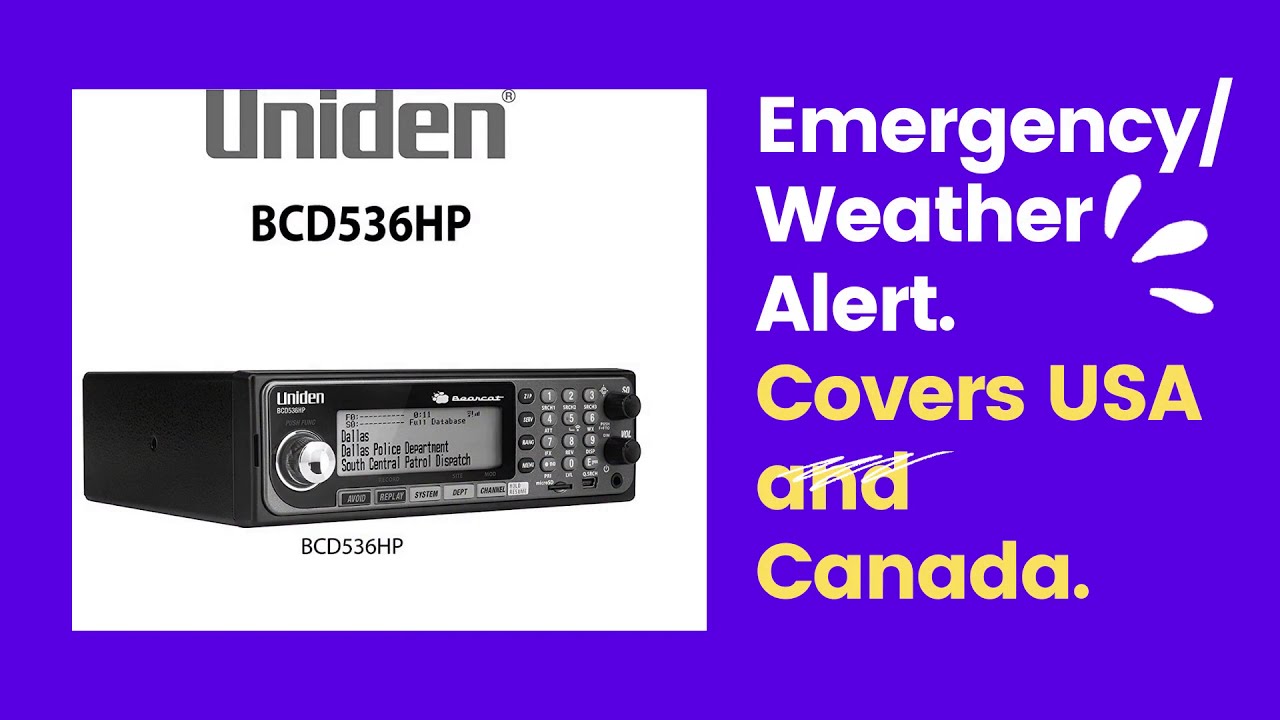 BCD536HP HomePatrol Series Scanner 【 with Wi-Fi 】 | AOB TECHNOLOGY ...