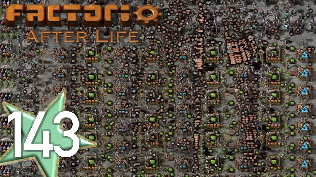 act 143「Factorio After Life」【SLG】見えないけど緑基盤作っています。 - YouTube