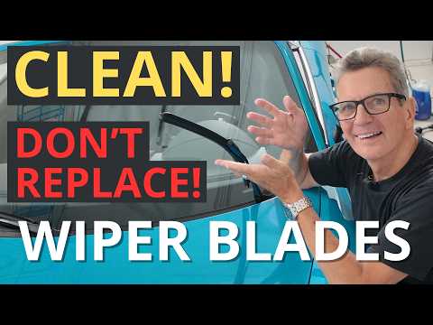 Don't Replace Windshield Wiper Blades | Clean for FREE!