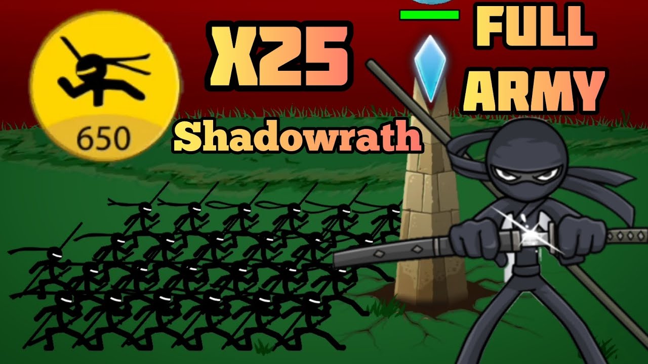 x25 Max Full Army Shadowraths Are Insane! Stick War Legacy Chinese Mod ...