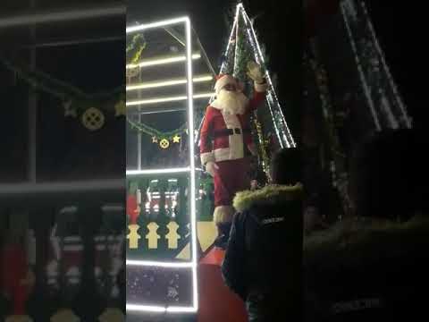 Yevlax seherine Şaxta baba geldi